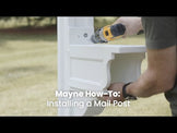 Newport Plus Single Arm Mail Post – Mayne Inc. US